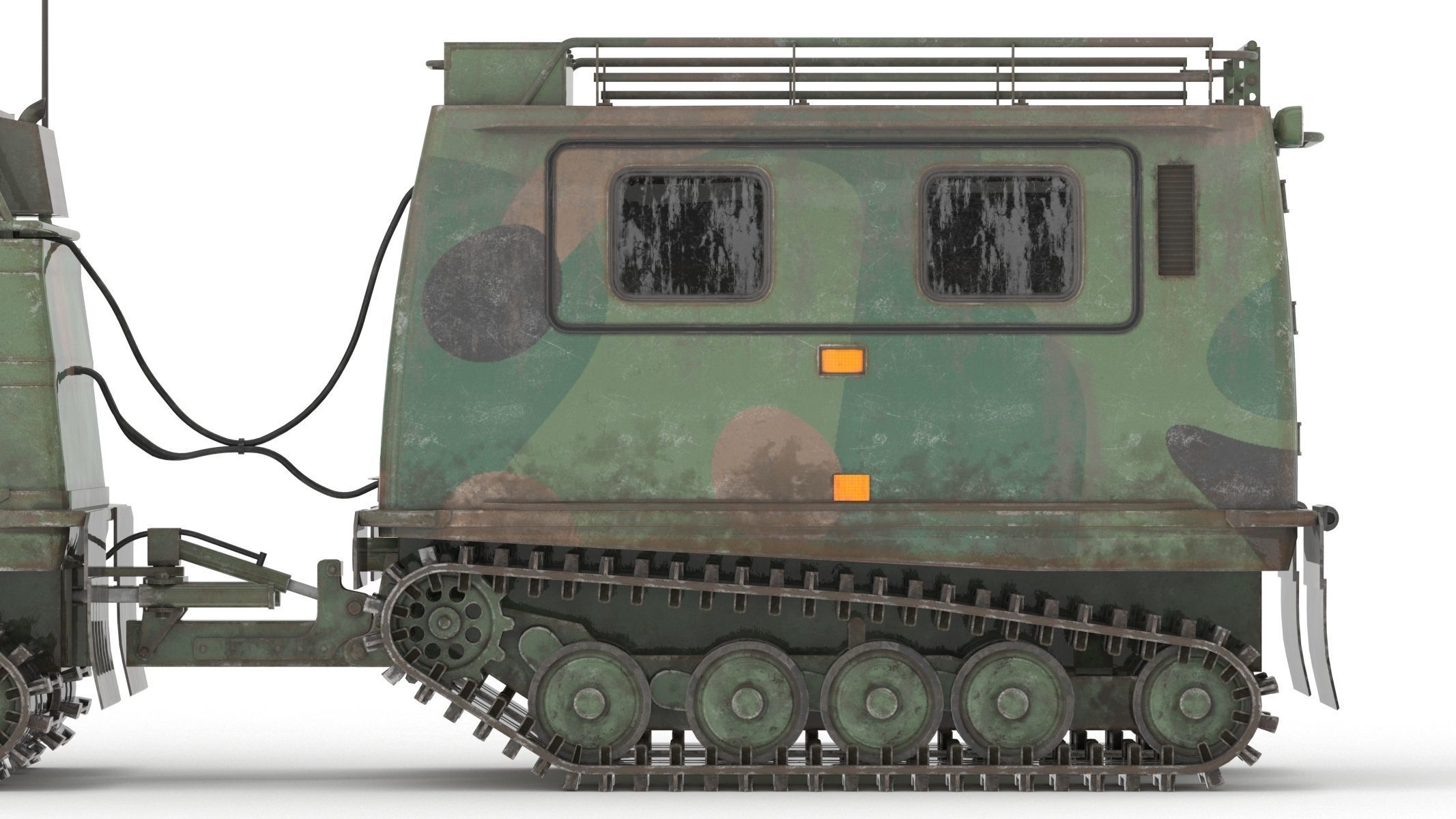 3D model Bandvagn 206 Low Poly VR / AR / low-poly | CGTrader
