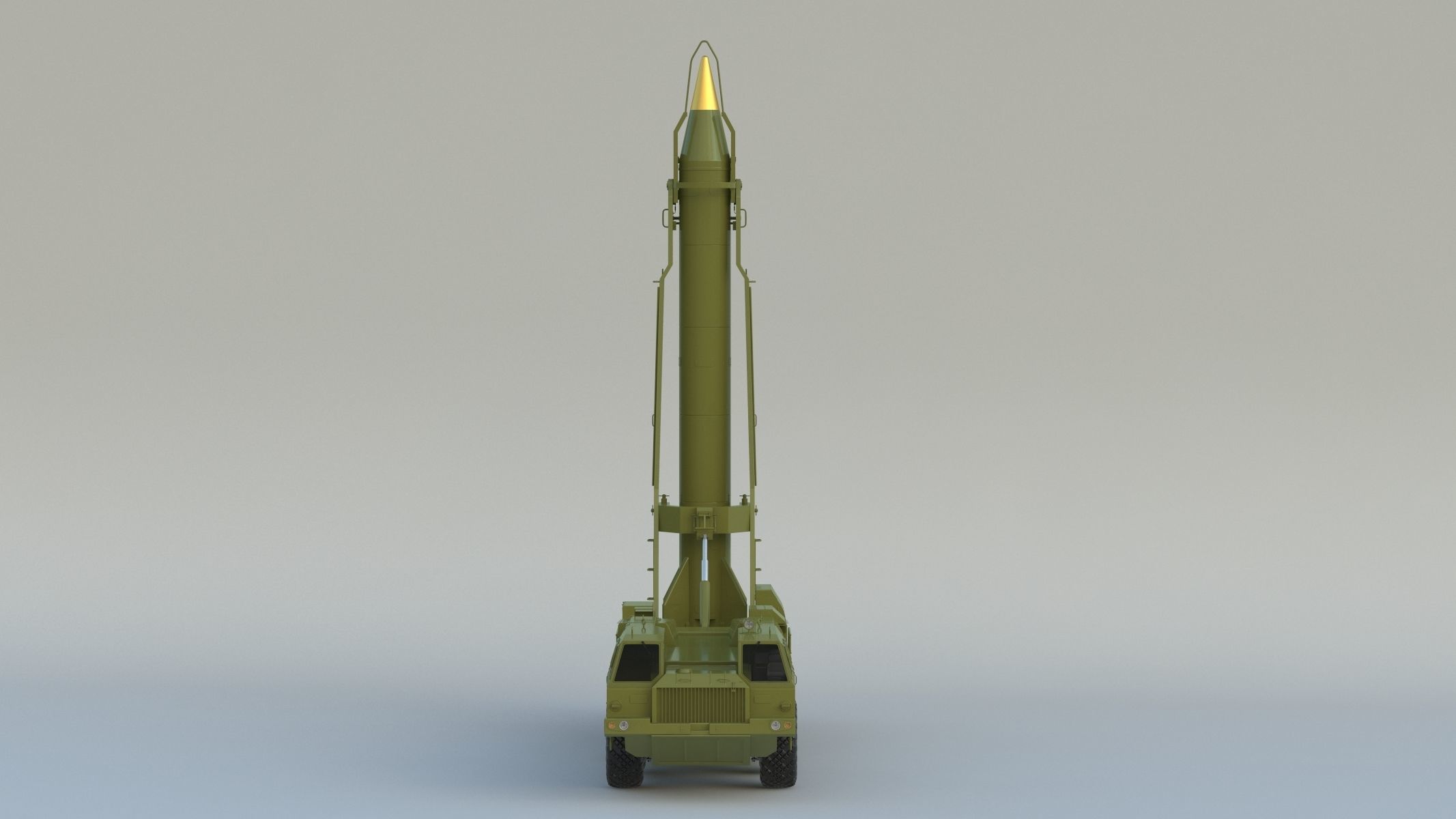 Scud Missile 3D model | CGTrader