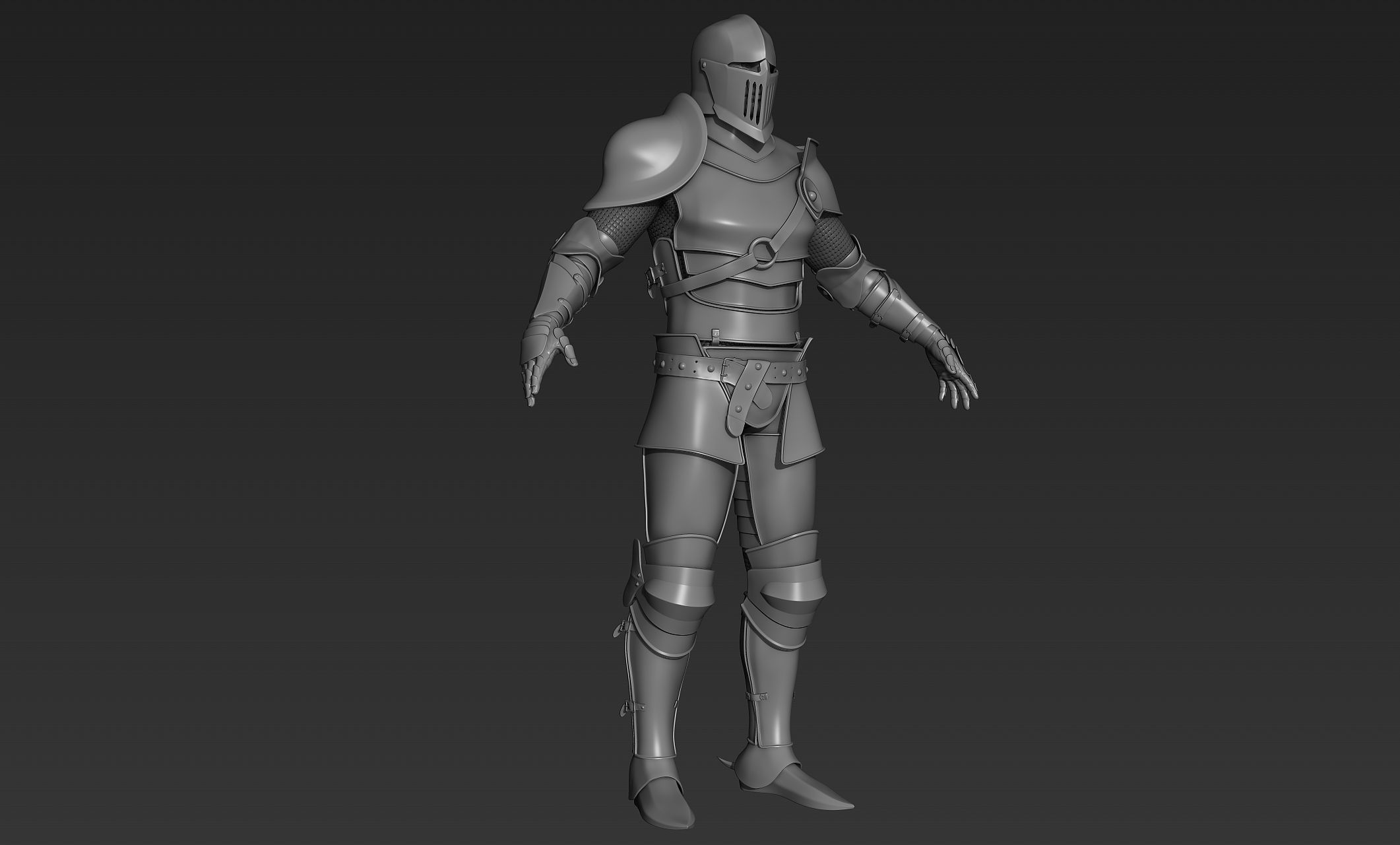 Medieval Knight Armor 3D model | CGTrader