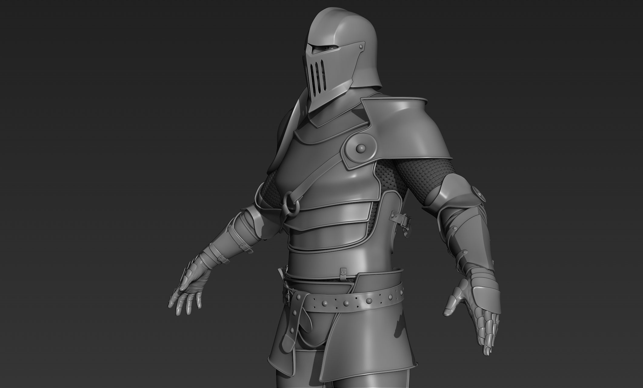 Medieval Knight Armor 3D model | CGTrader