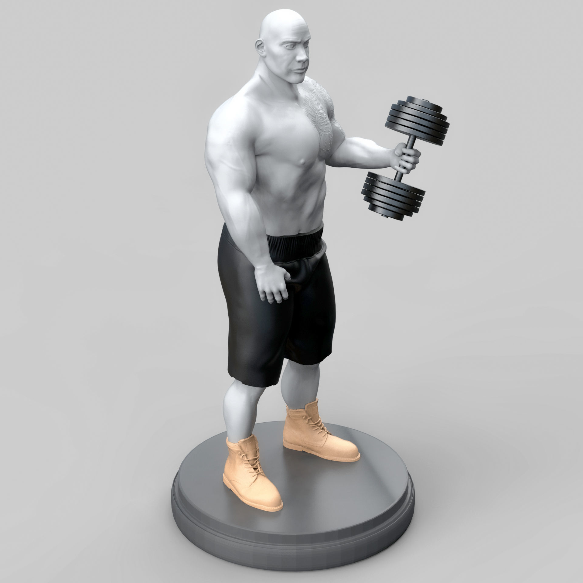 The Rock 3D Printable 3D model 3D printable | CGTrader