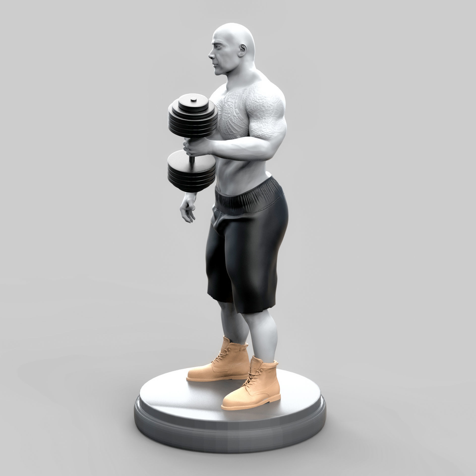 The Rock 3D Printable 3D model 3D printable | CGTrader
