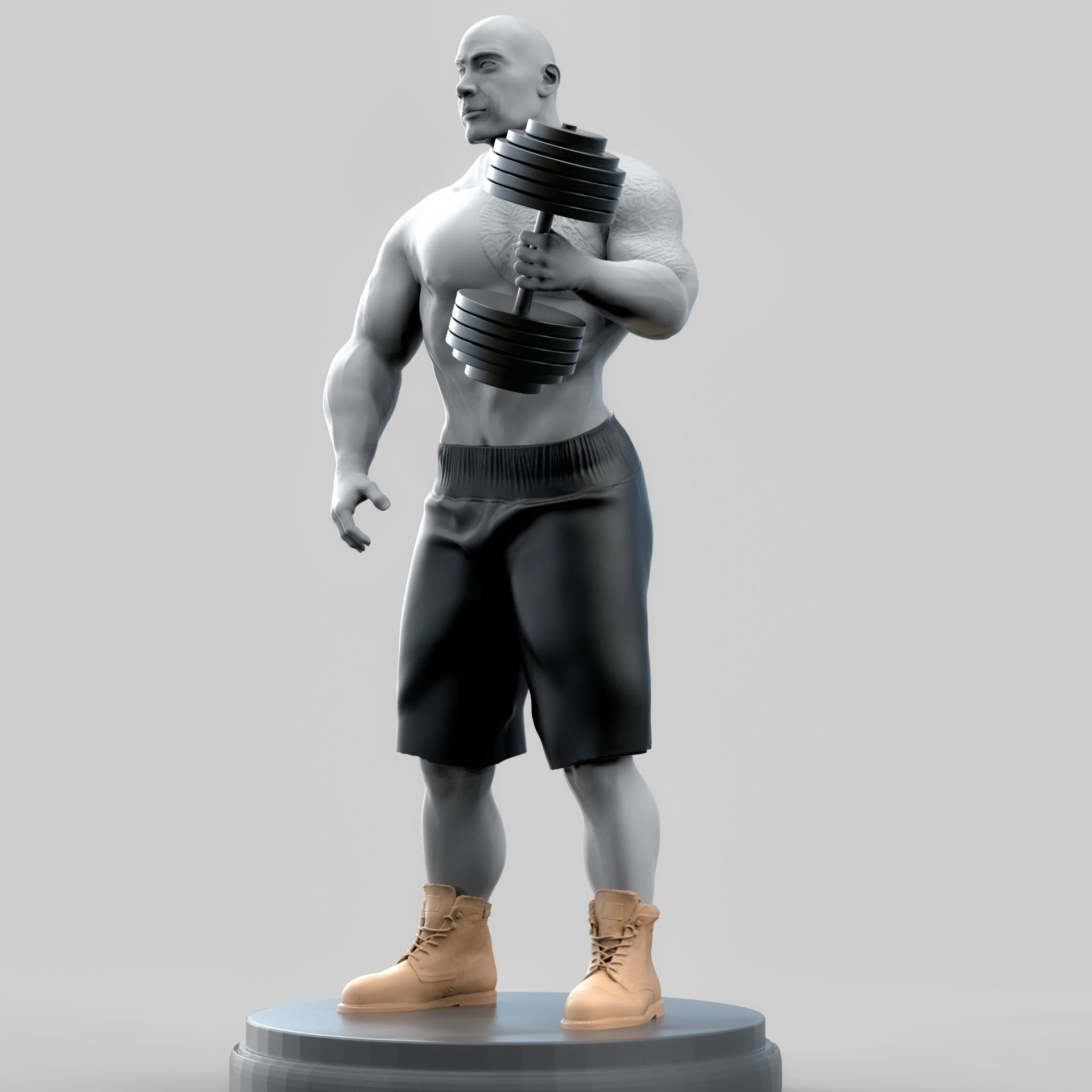 The Rock 3D Printable 3D model 3D printable | CGTrader
