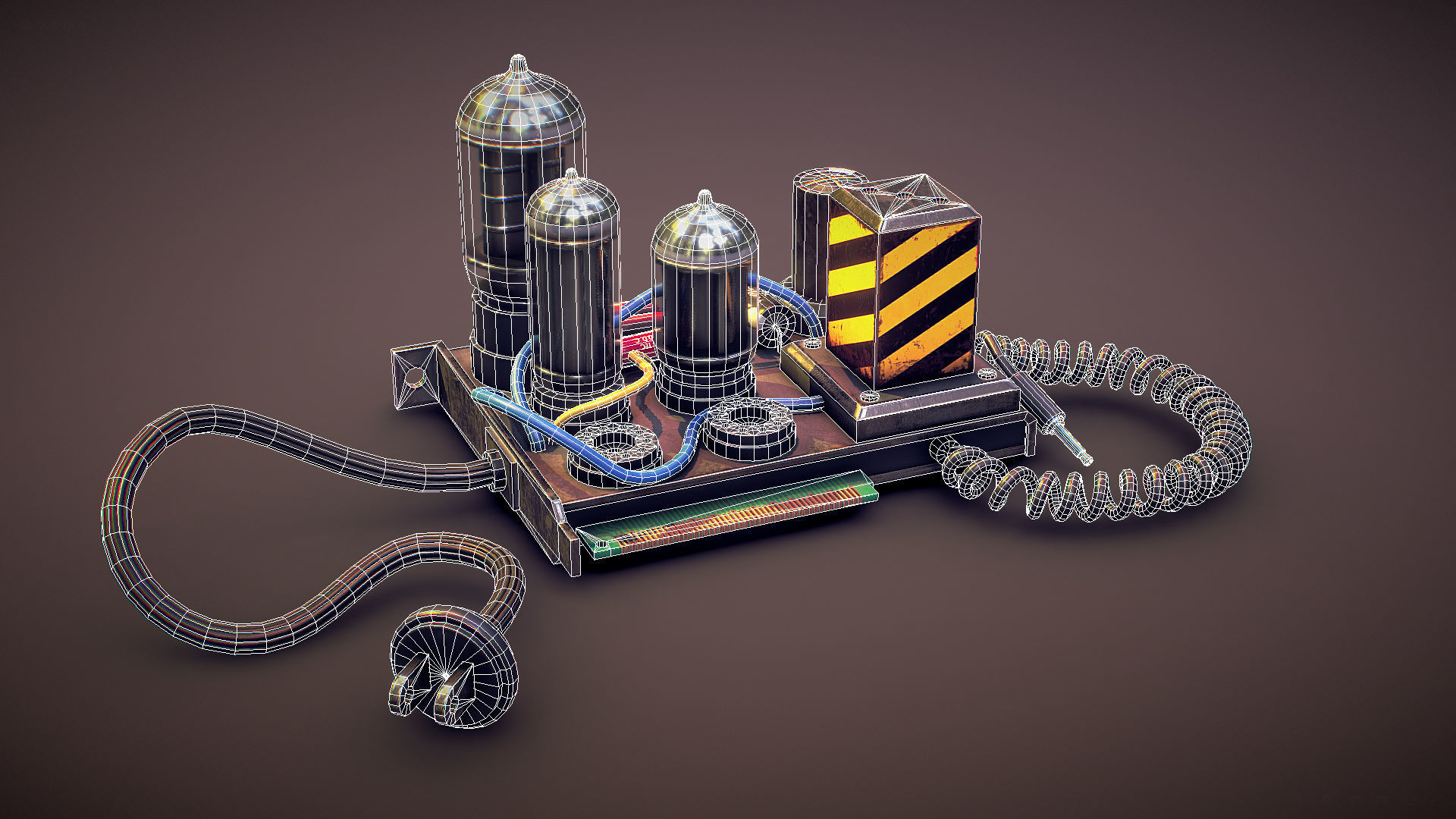 3D model Fallout water chip VR / AR / low-poly | CGTrader