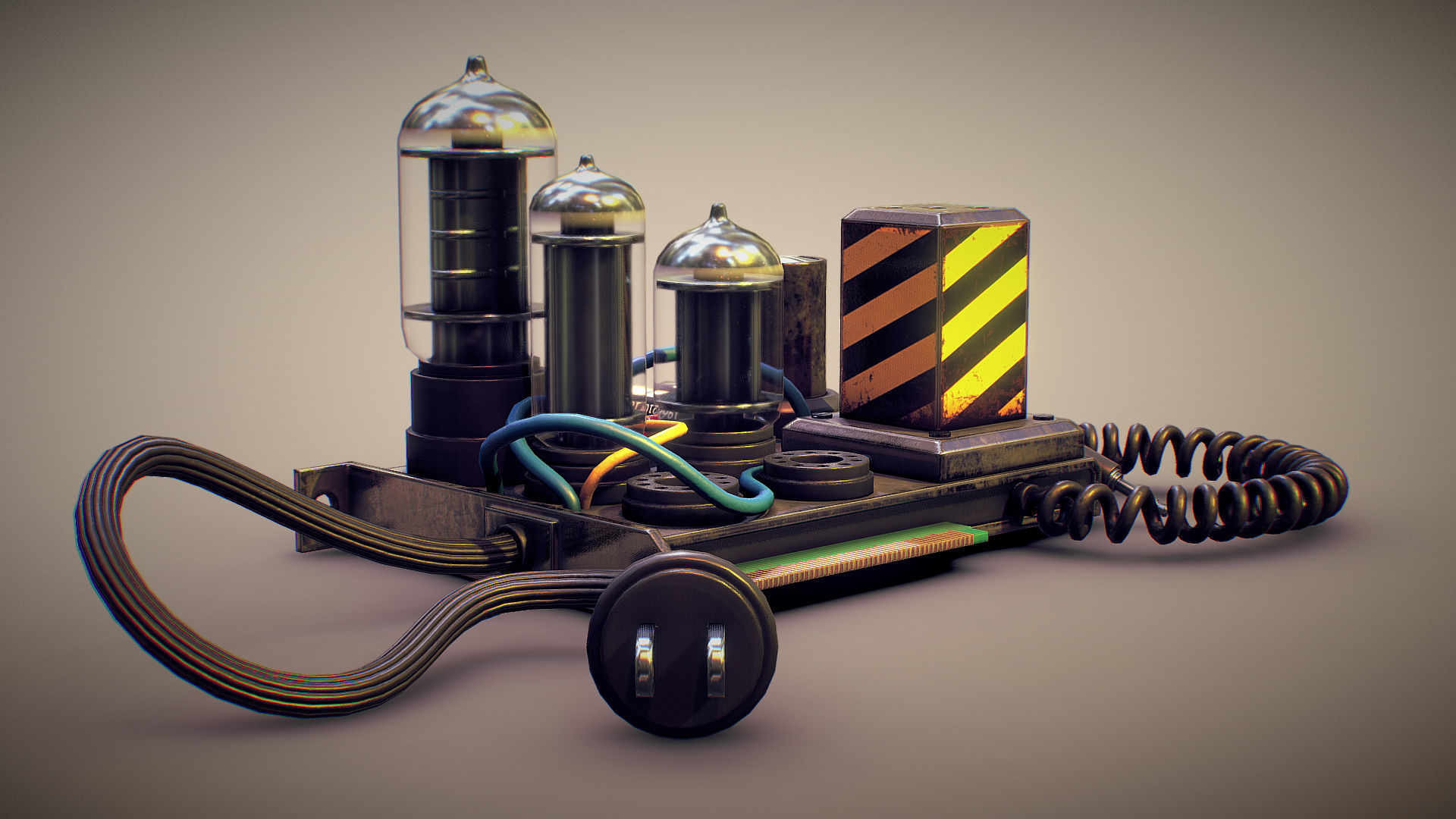 3D model Fallout water chip VR / AR / low-poly | CGTrader