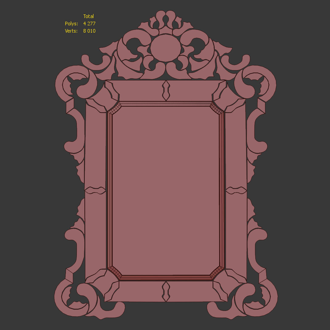 Bernard Venetian Mirror 3D model | CGTrader