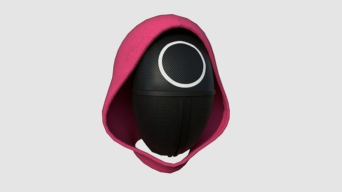 3D model Squid Game Mask 01 Circle - Character Design Fashion VR / AR ...
