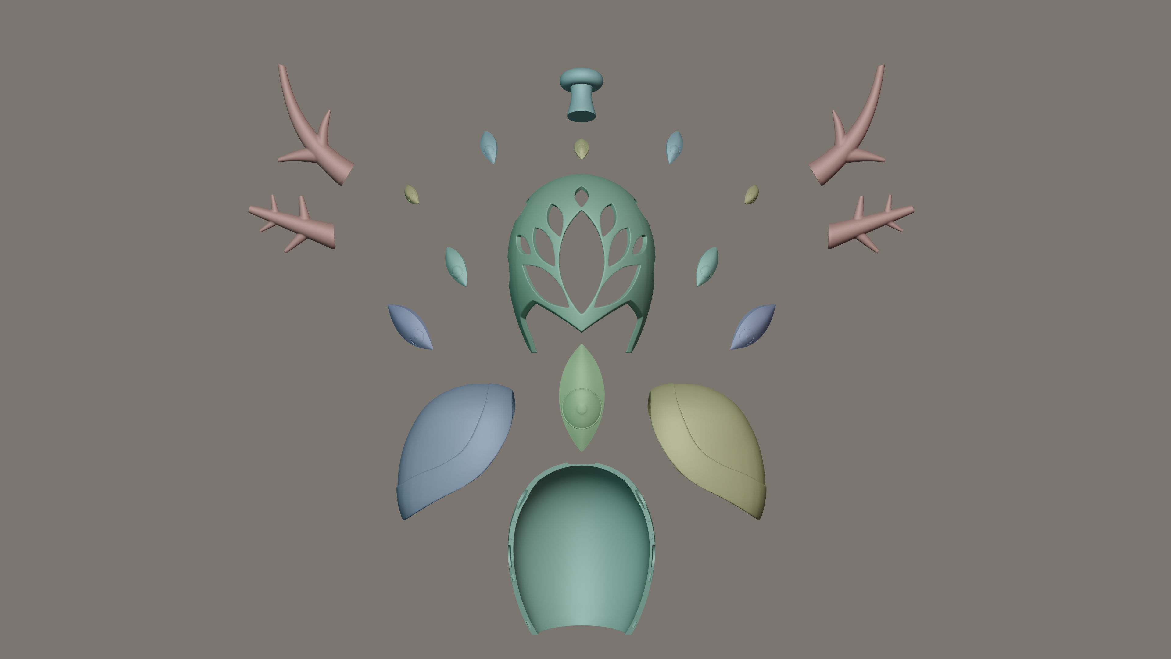 Marcy Wu helmet mask Amphibia cosplay 3d model 3D model 3D printable ...