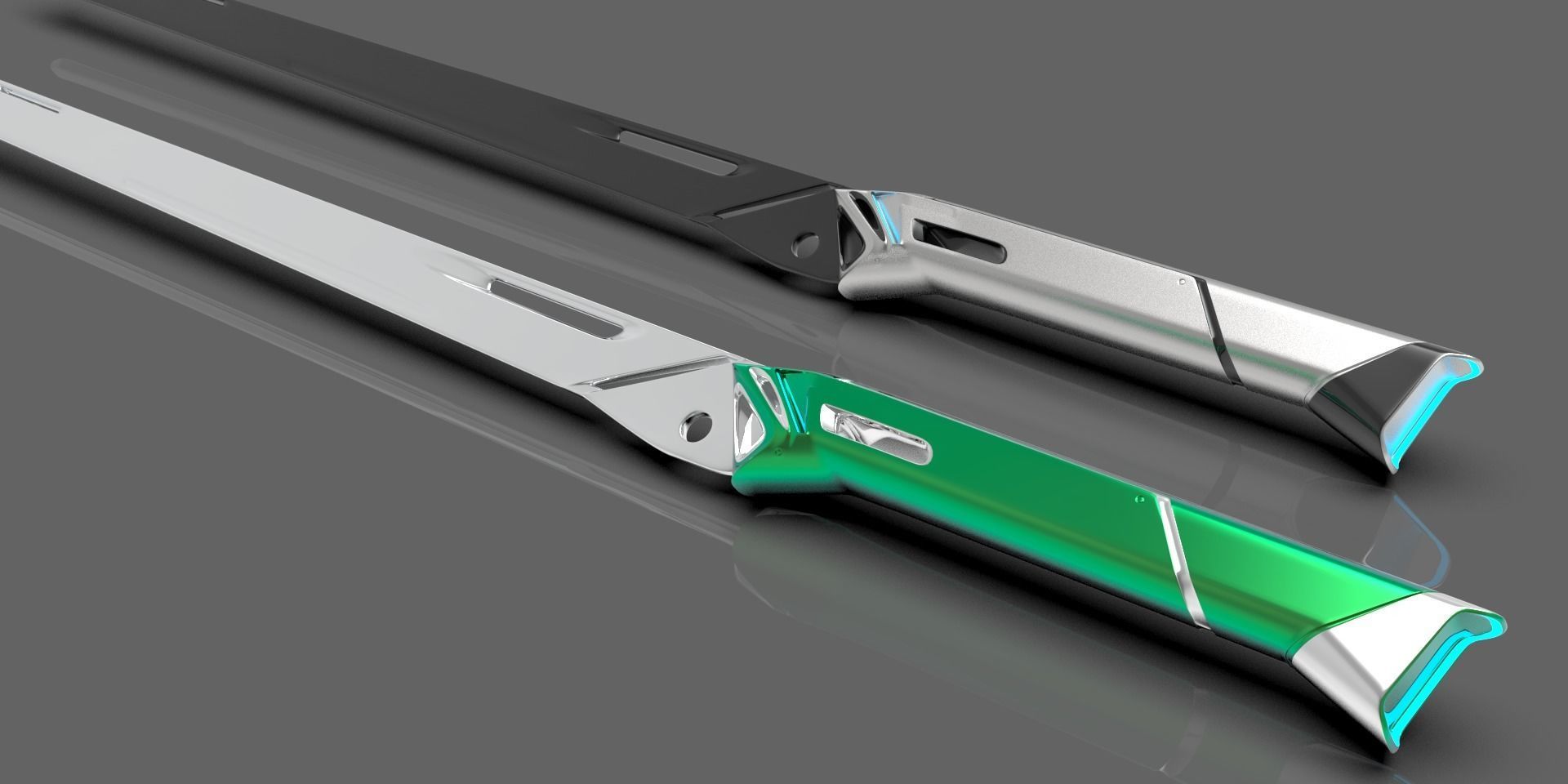 scifi cyberpunk sword 3D model | CGTrader