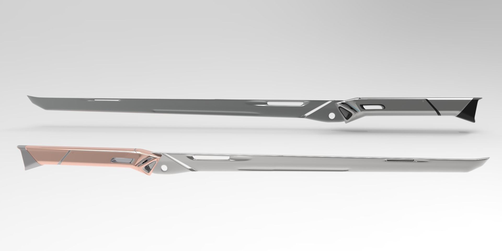 scifi cyberpunk sword 3D model | CGTrader