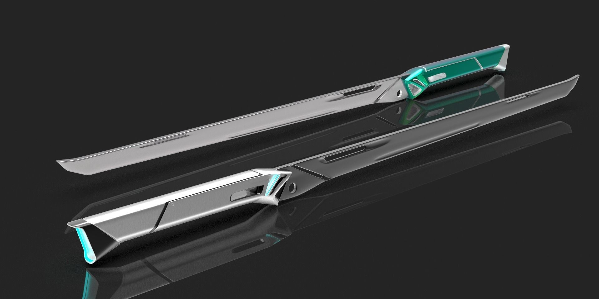 scifi cyberpunk sword 3D model | CGTrader