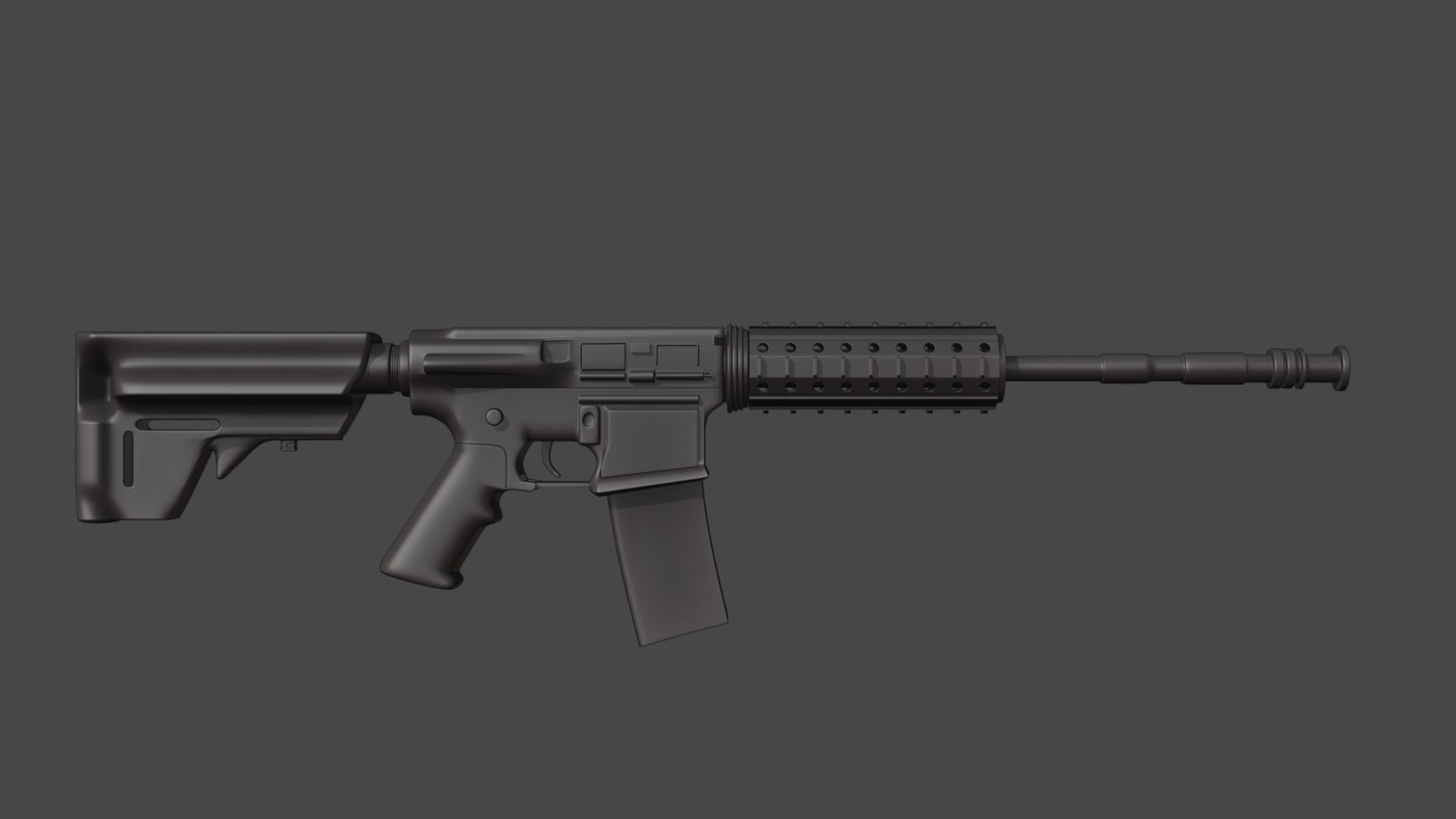 M4 Carbine free 3D model | CGTrader