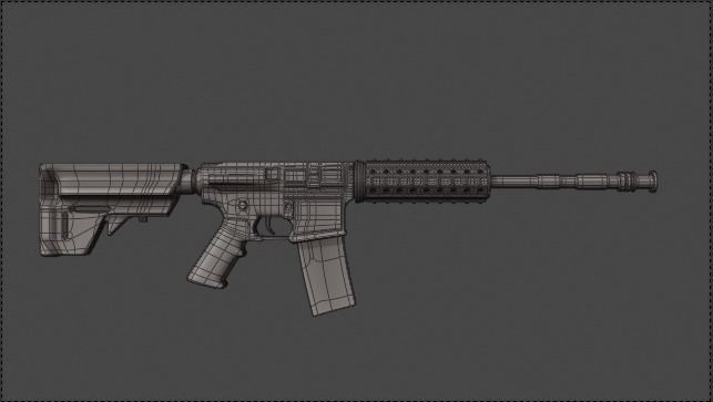 M4 Carbine free 3D model | CGTrader