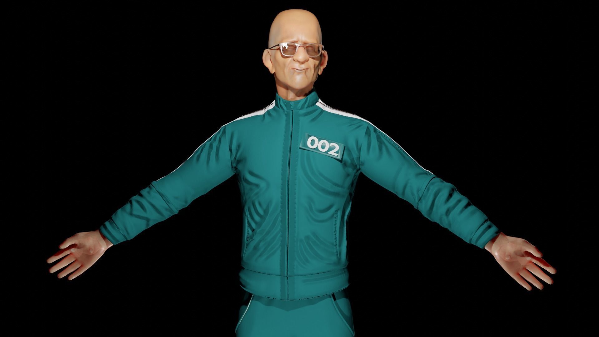 Squid Game Character 3D model rigged | CGTrader