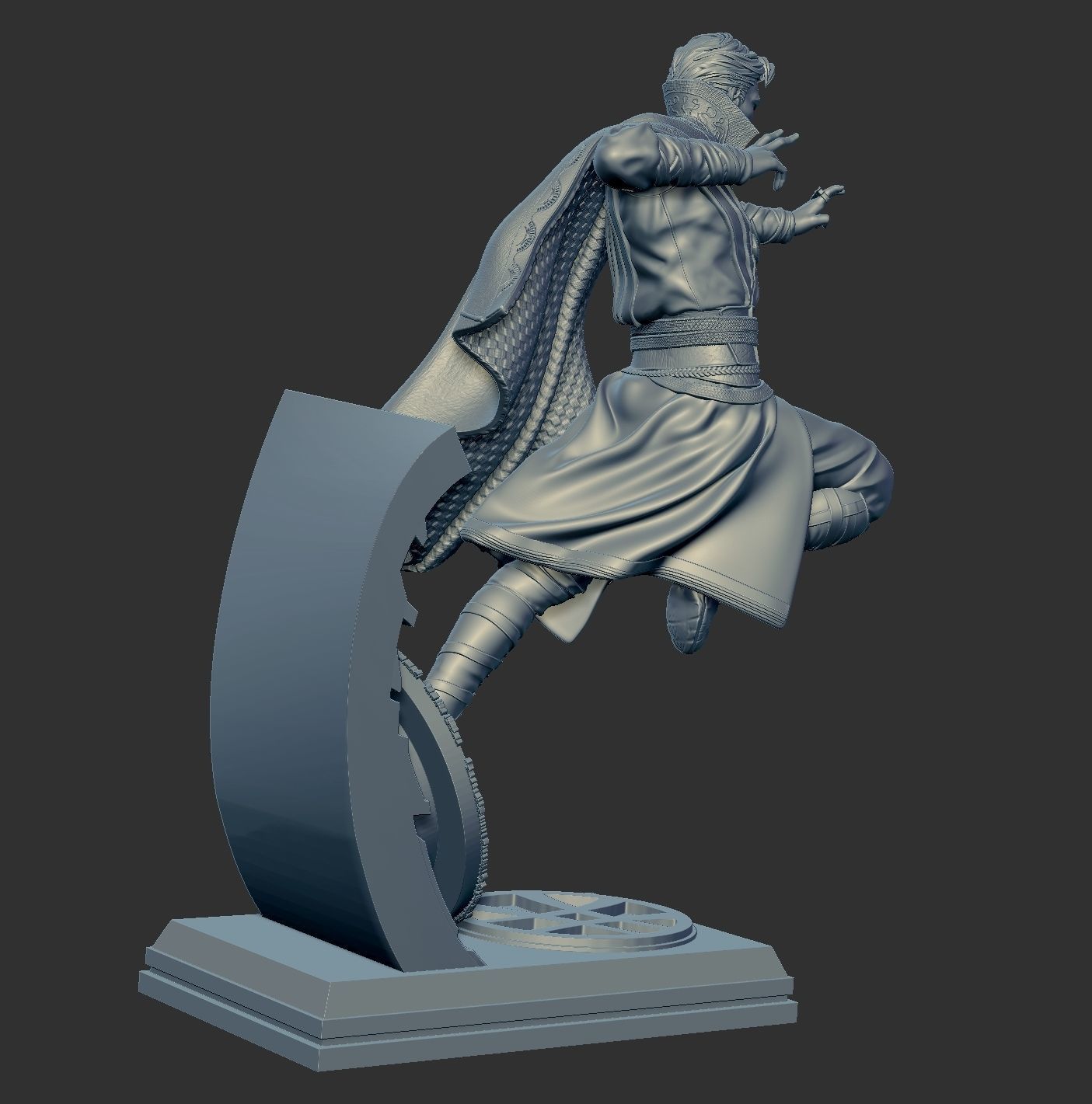 Doctor Strange Statue 3D Print Ready 3D model 3D printable | CGTrader