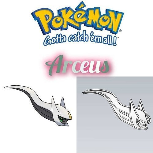 Amazing Pokemon Arceus Cookie Cutter Stamp Cake Decorating 3D model ...