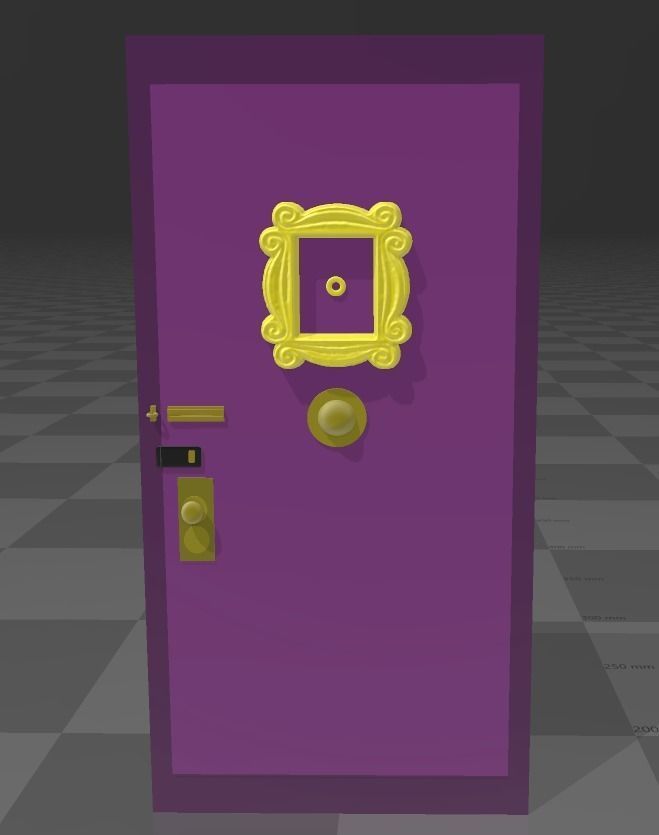 PUERTA FRIENDS 3D model 3D printable | CGTrader