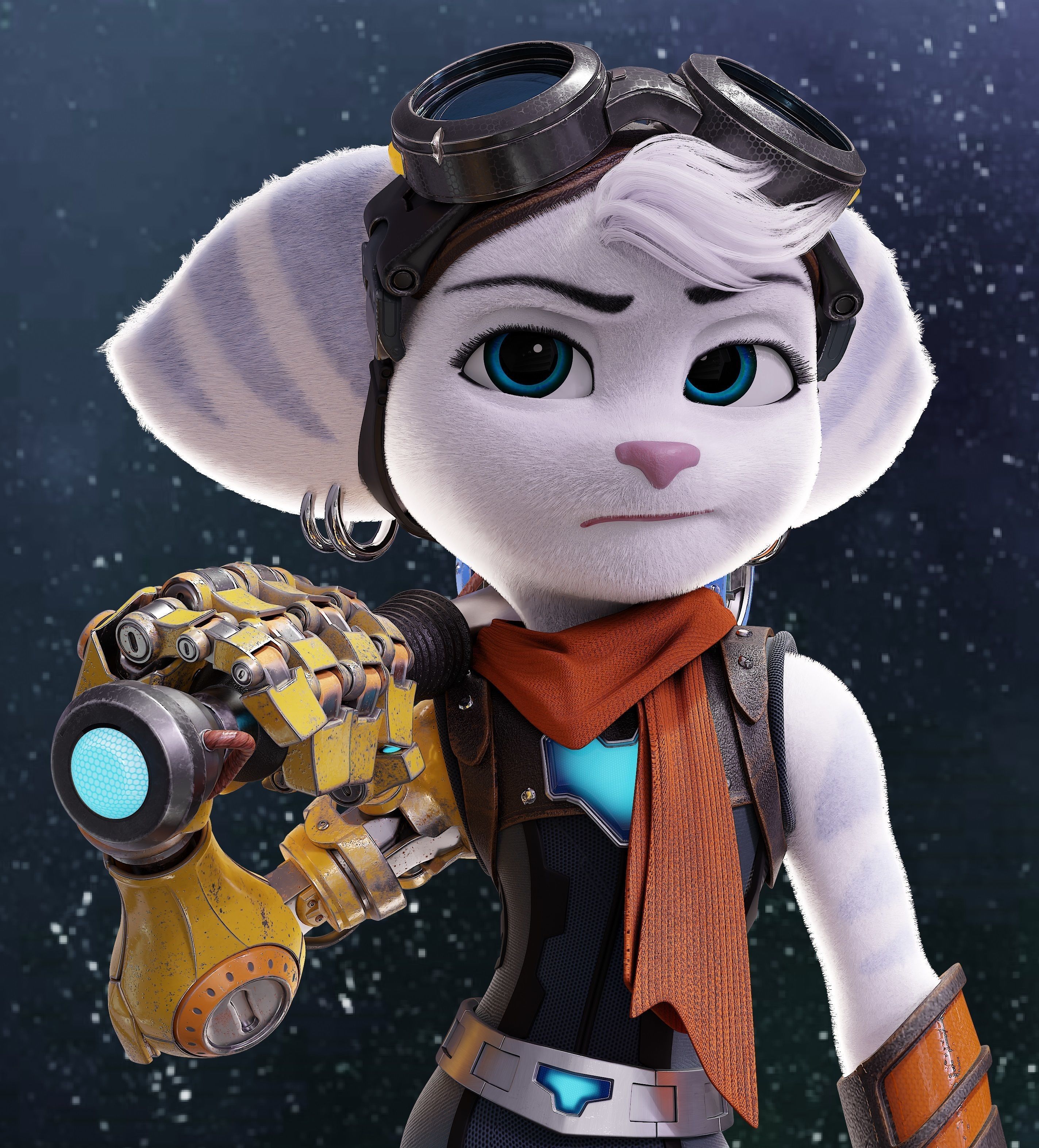 Rivet from Ratchet and Clank Rift Apart free 3D model rigged | CGTrader