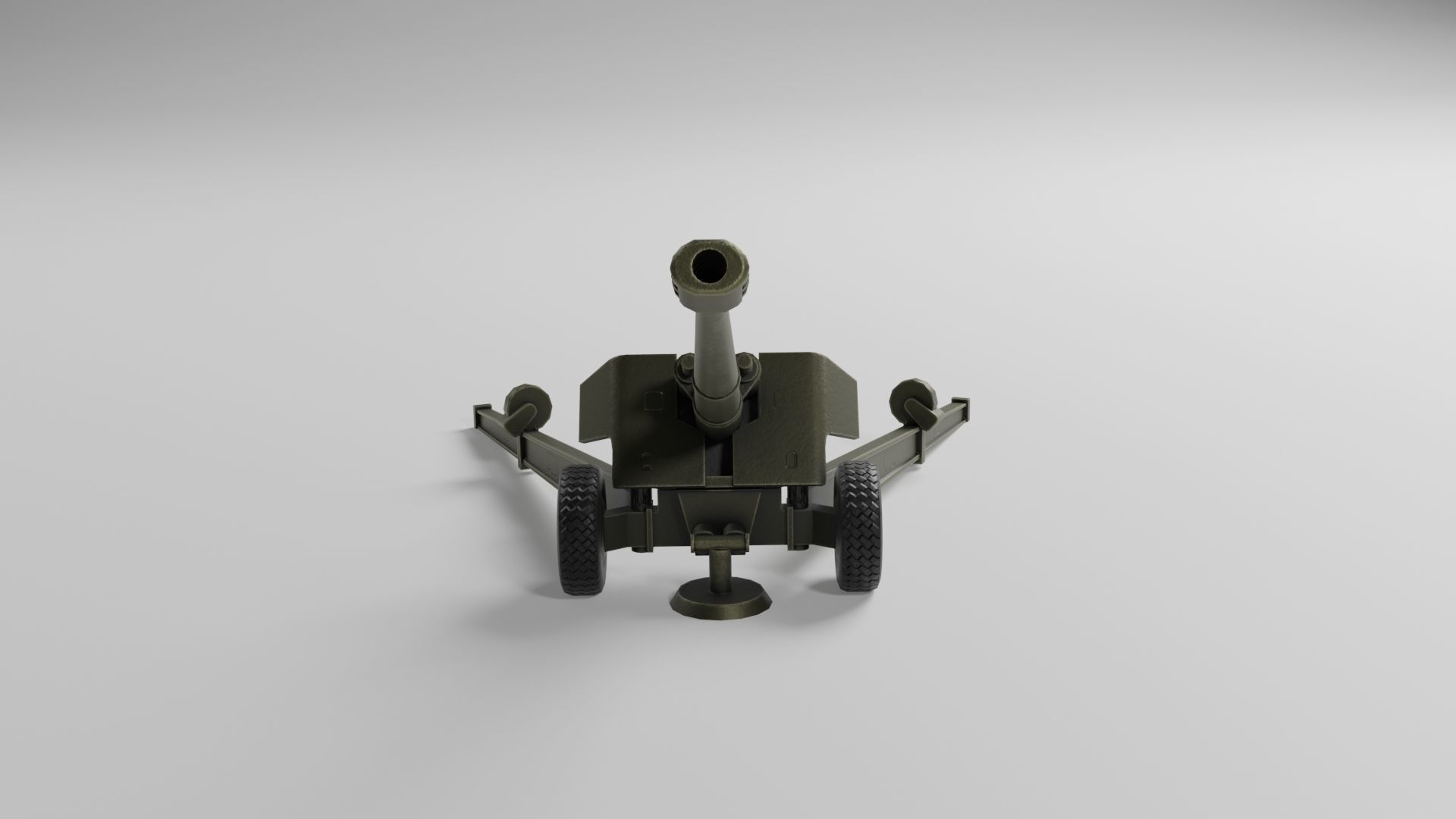 3D model Msta-B 2A65 howitzer VR / AR / low-poly | CGTrader