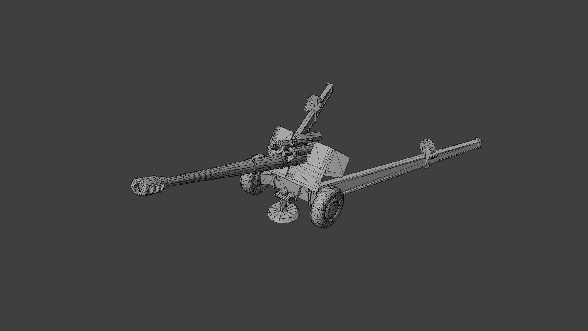 3D model Msta-B 2A65 howitzer VR / AR / low-poly | CGTrader