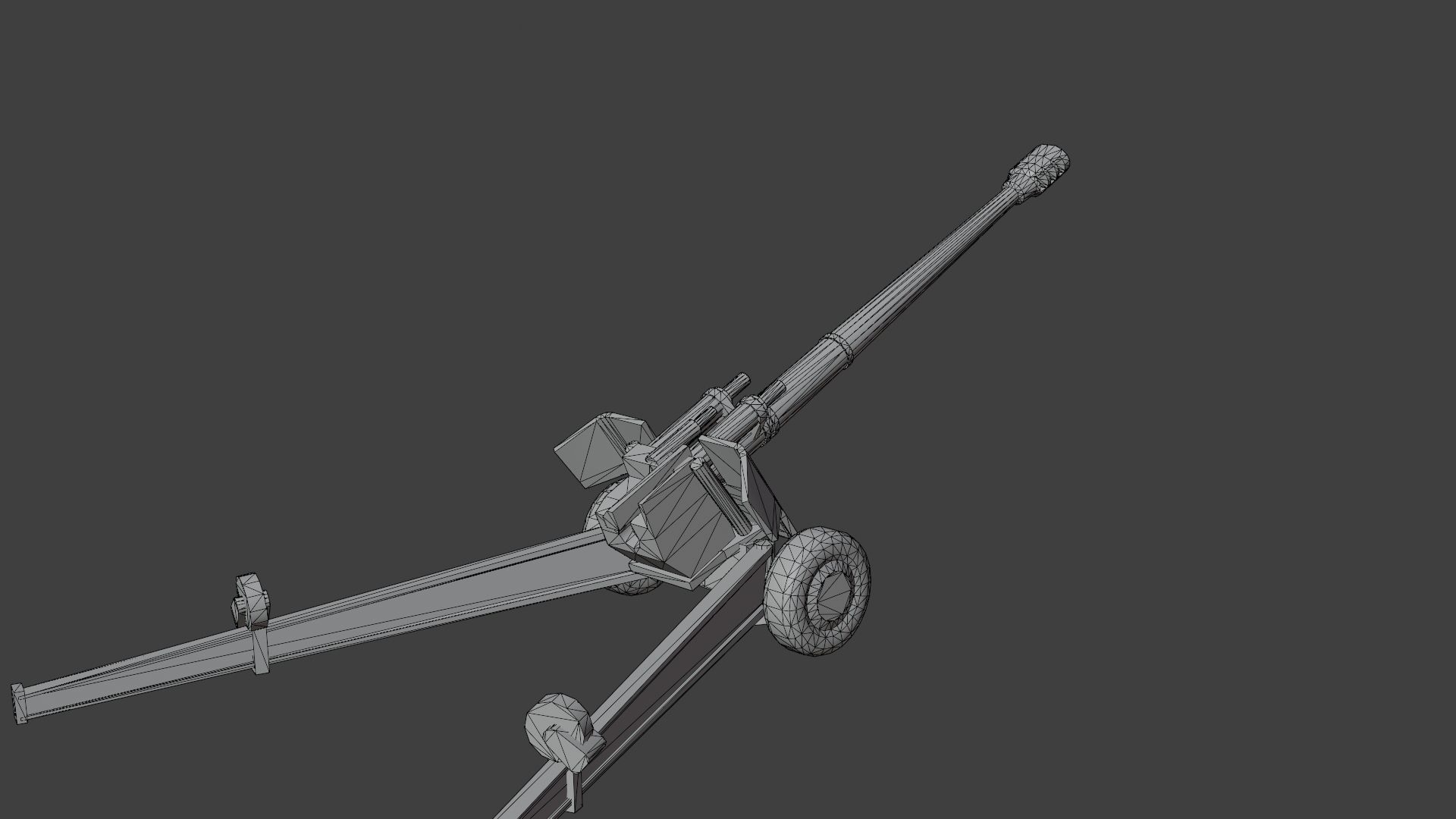 3D model Msta-B 2A65 howitzer VR / AR / low-poly | CGTrader
