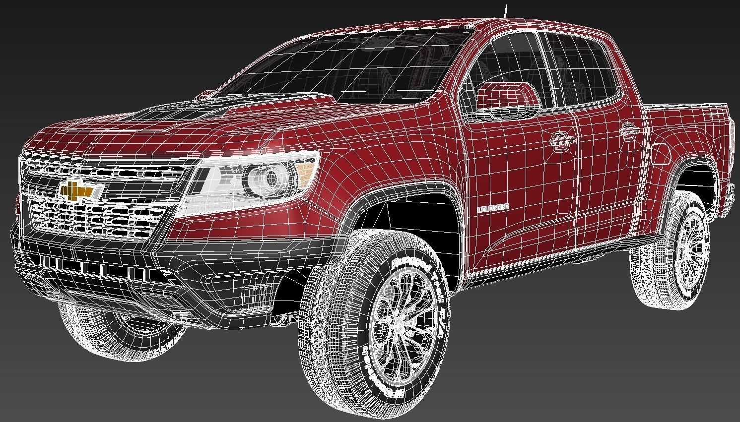 Chevrolet Colorado ZR2 4-door 3D model | CGTrader