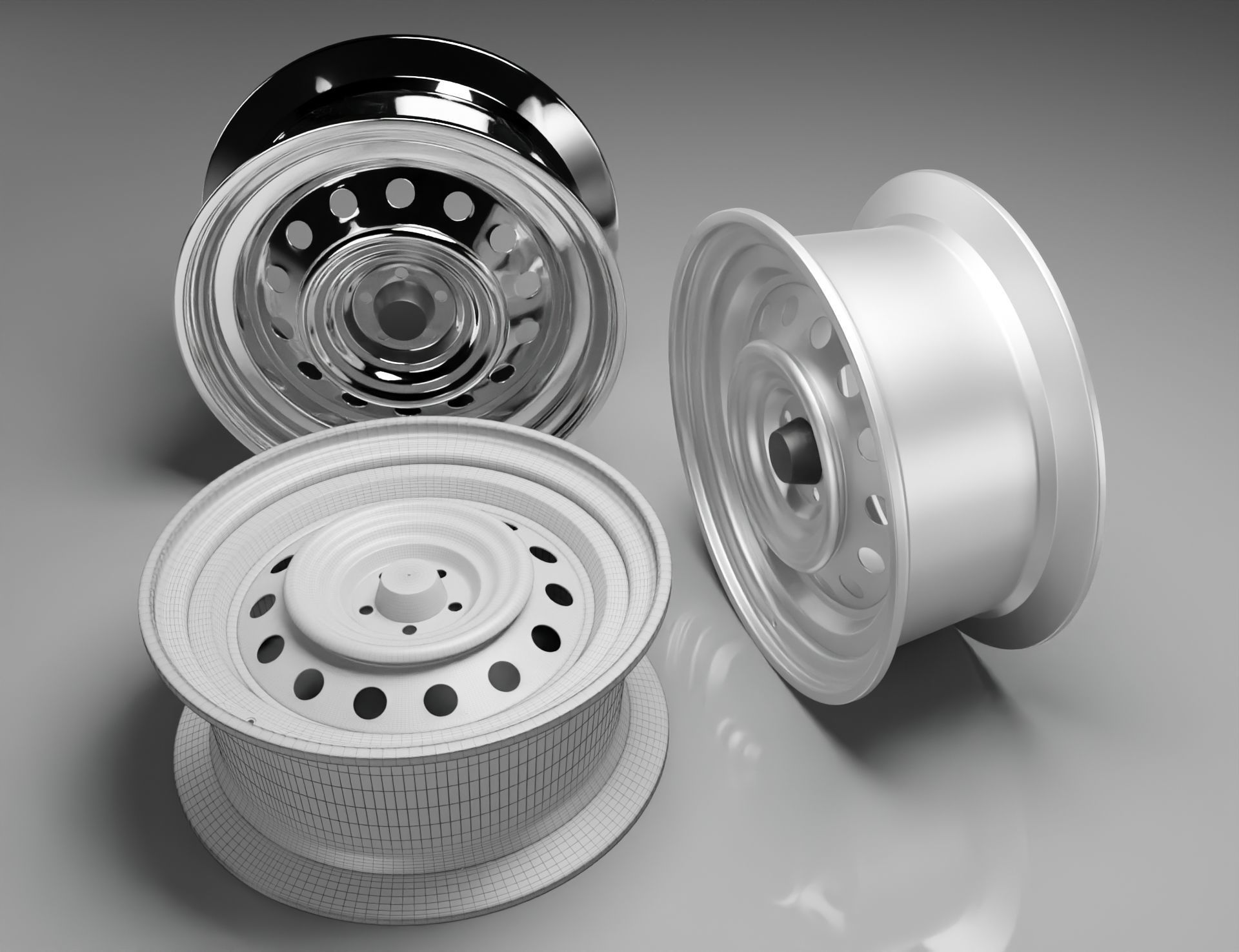 3D model rim wheel pickup truck 3D model | CGTrader