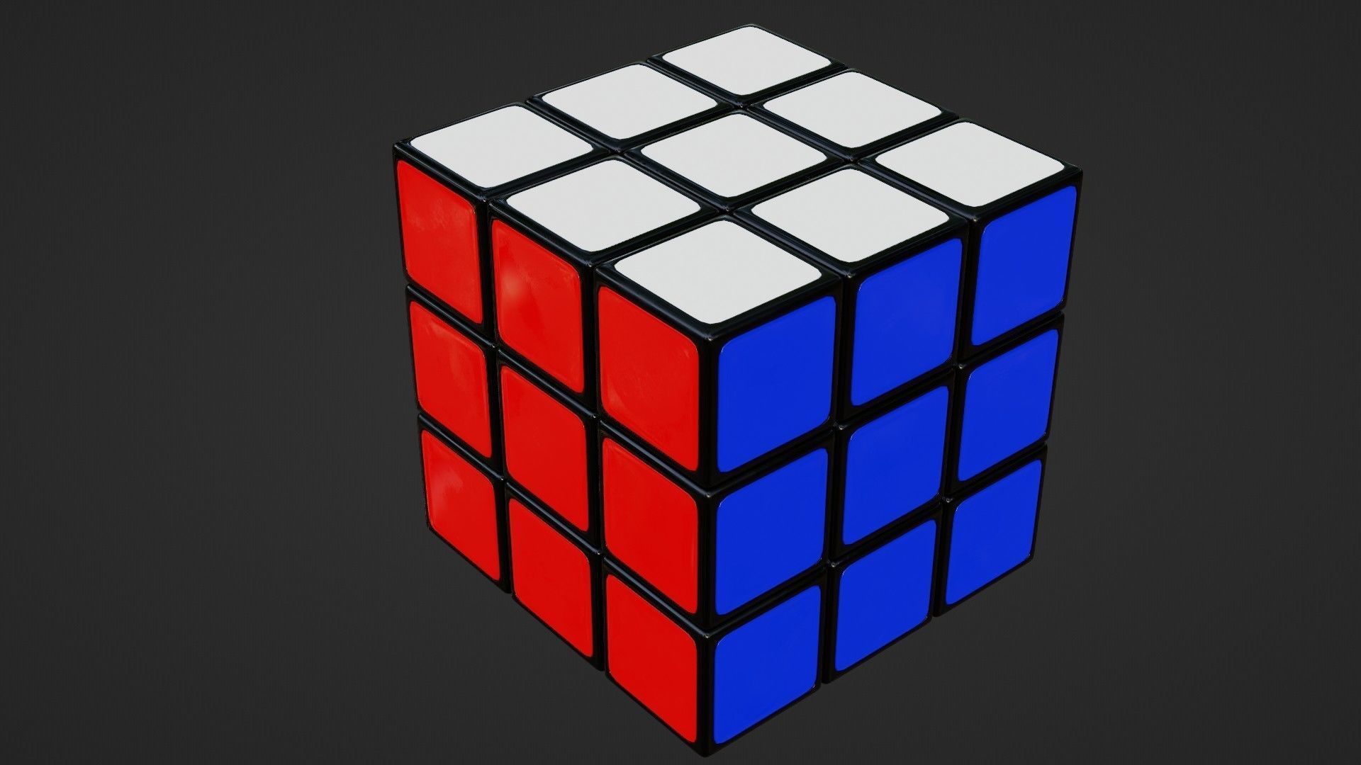 Realistic Rubiks Cube 3D model animated | CGTrader