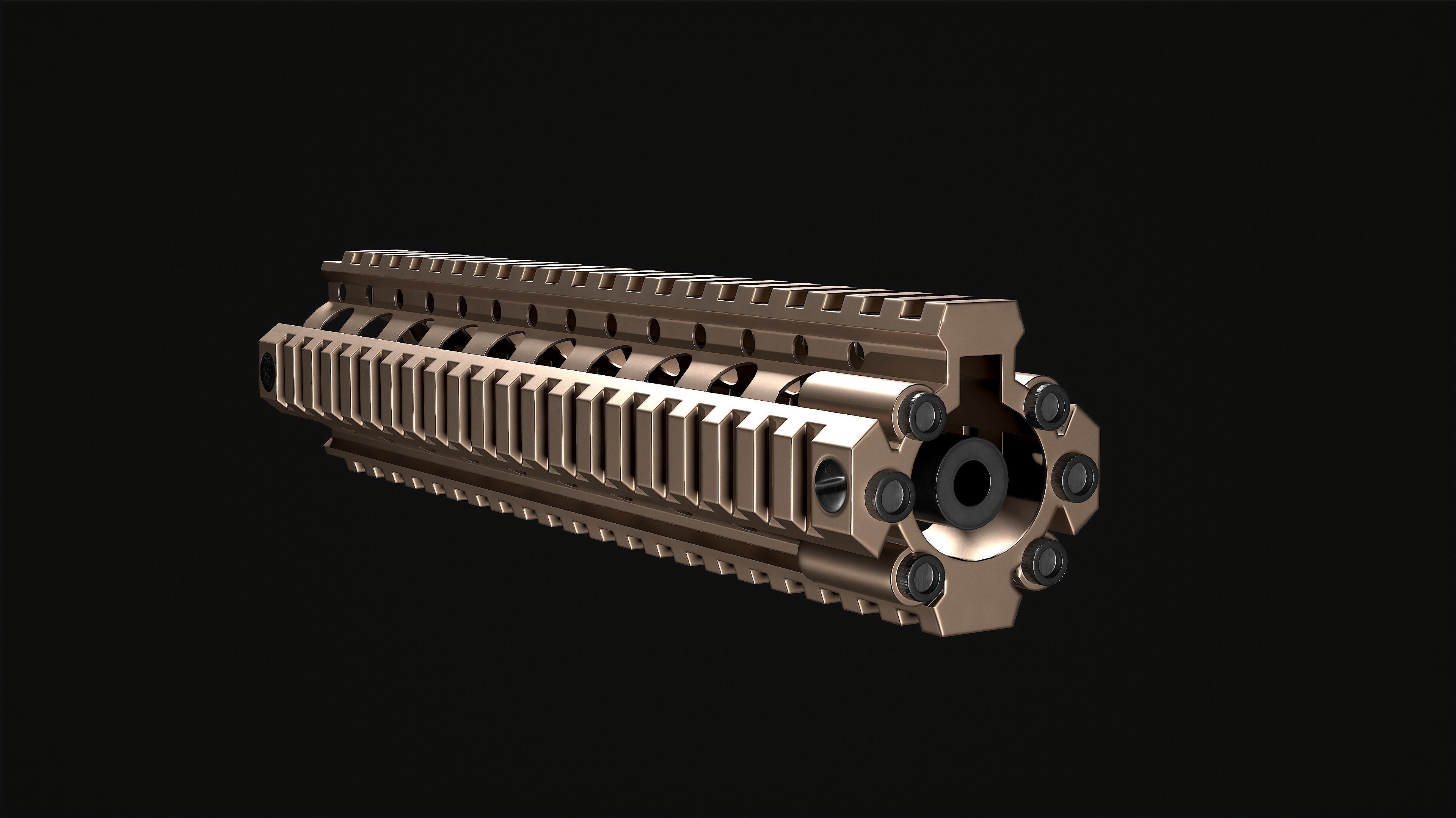 3D model MK18 Tactical Rifle PBR Game Ready VR / AR / low-poly | CGTrader