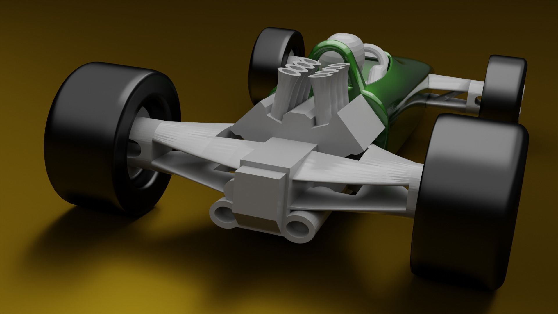 Lotus 49 3D model 3D printable | CGTrader