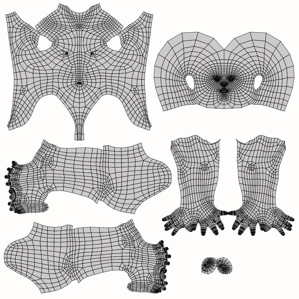 Child base mesh low poly 3D model | CGTrader