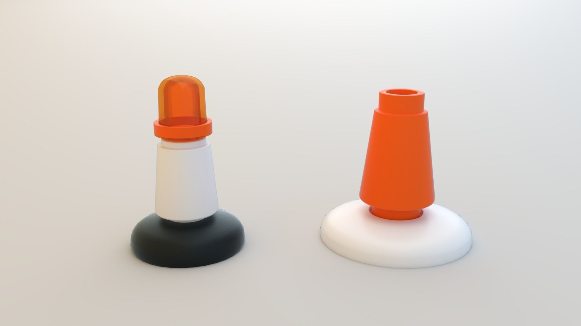 Lego stop signs free 3D model | CGTrader