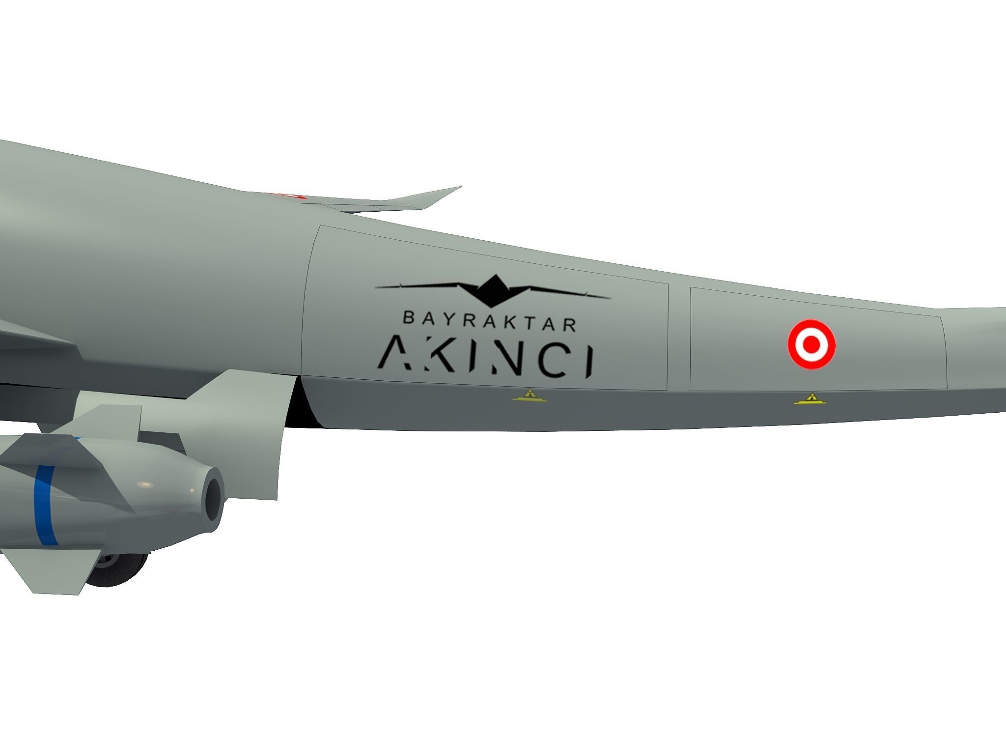 AKINCI UAV model 3D model | CGTrader