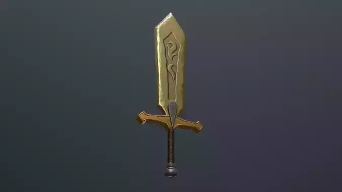 3D model low poly game sword VR / AR / low-poly | CGTrader