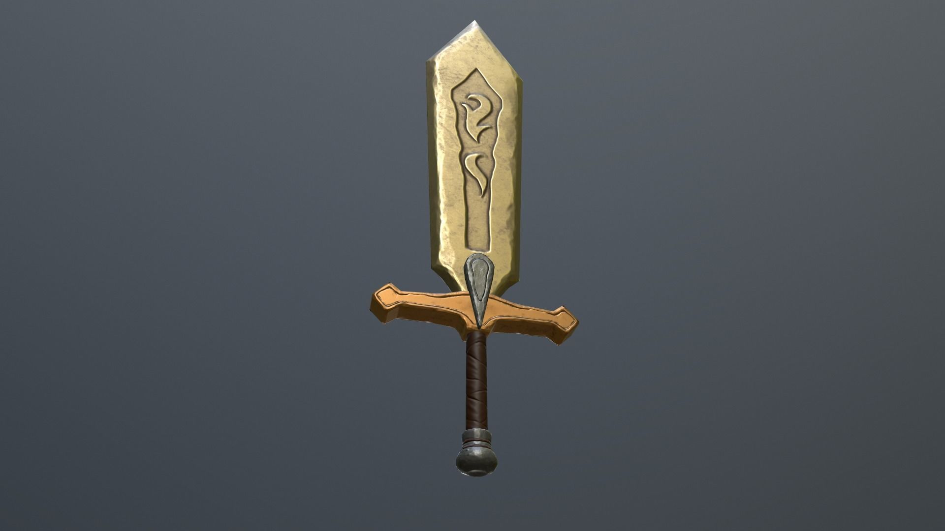 3D model low poly game sword VR / AR / low-poly | CGTrader