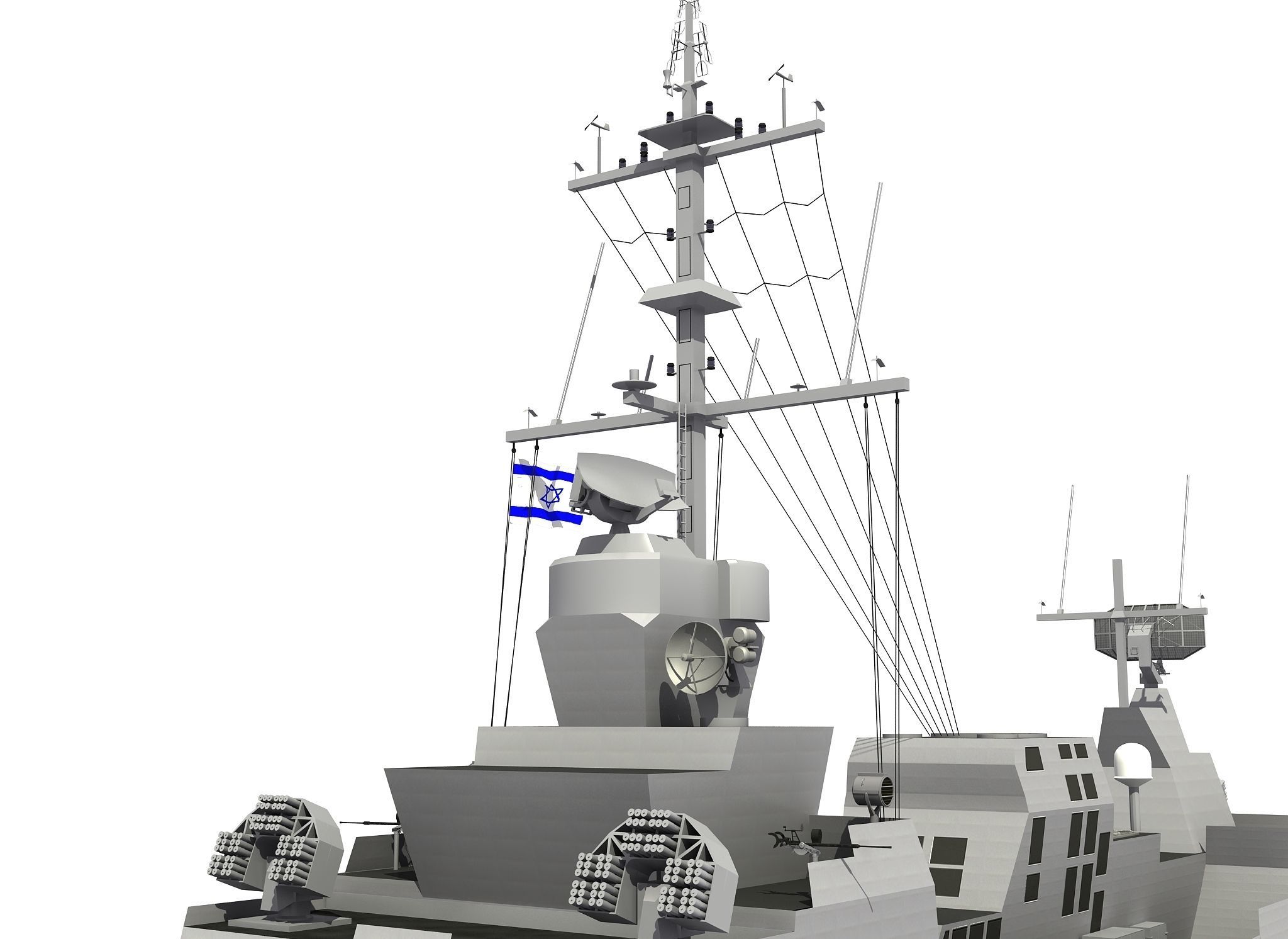 SAAR-5 ISRAELI EILAT CLASS CORVETTE 3D model | CGTrader