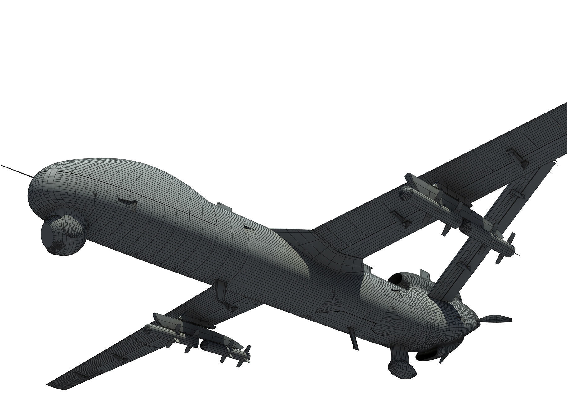 ANKA S UAV 3D model | CGTrader