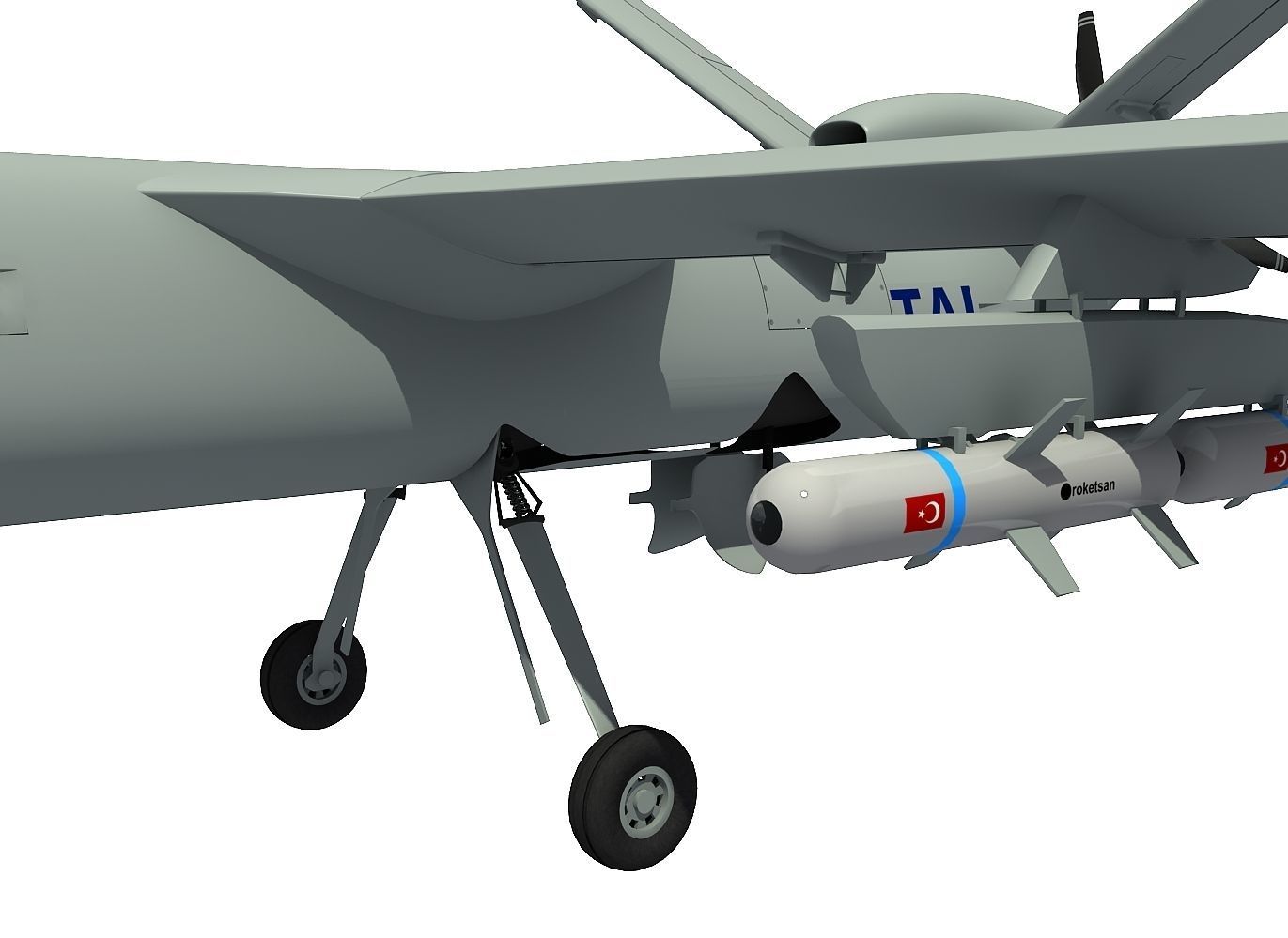 ANKA S UAV 3D model | CGTrader