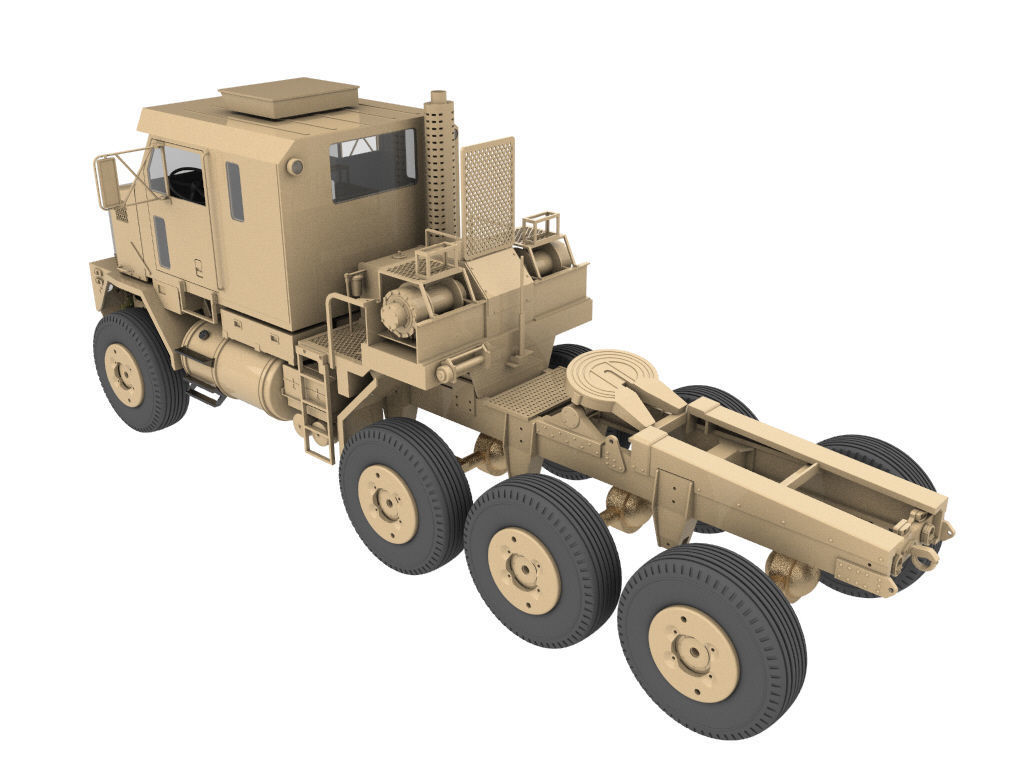 Oshkosh M1070 full model for RC chassis 3D model 3D printable | CGTrader