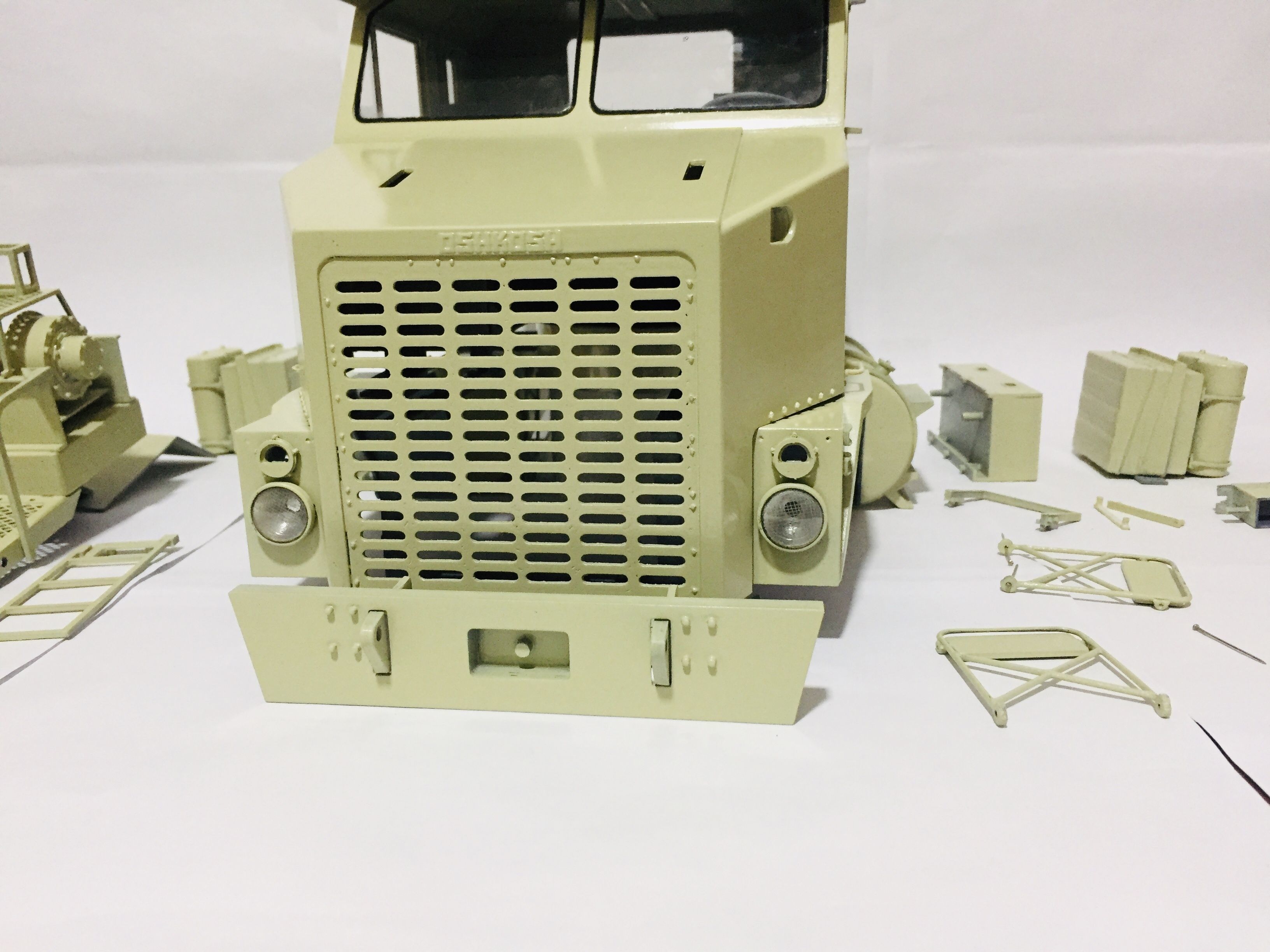 Oshkosh M1070 full model for RC chassis 3D model 3D printable | CGTrader