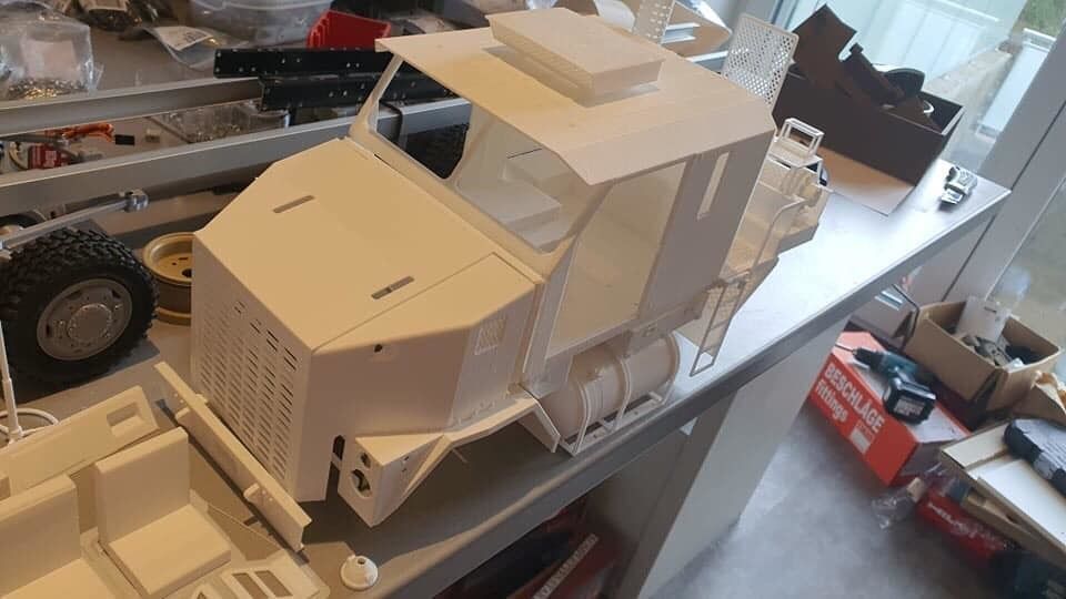 Oshkosh M1070 full model for RC chassis 3D model 3D printable | CGTrader