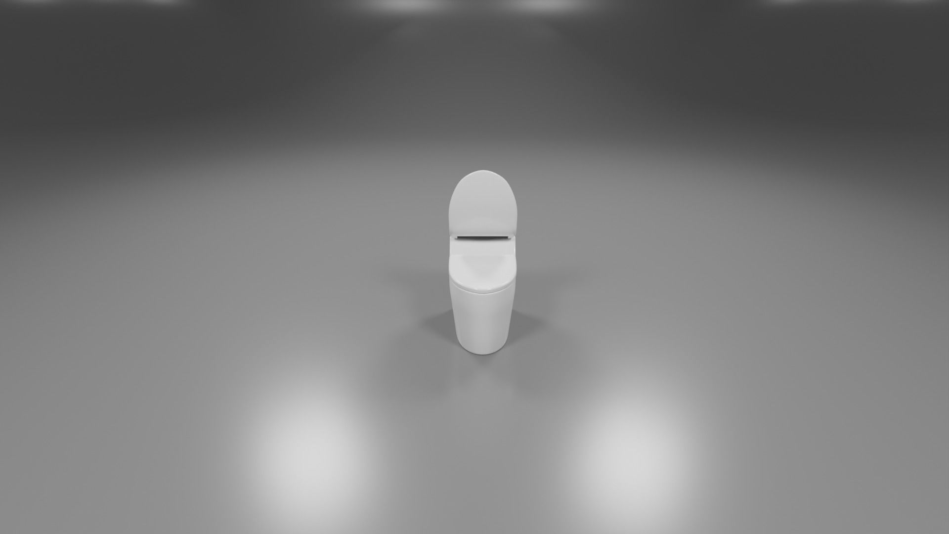 modern toliet 2 free 3D model | CGTrader