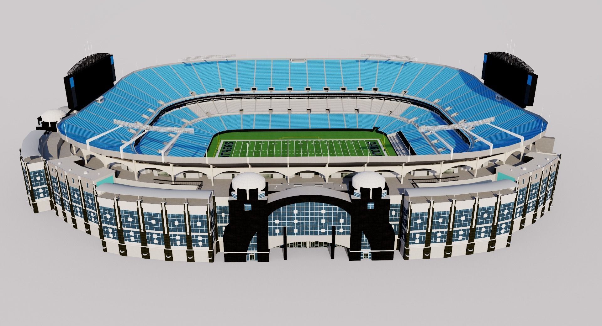 Bank of America Stadium - Charlotte Panthers USA 3D model | CGTrader