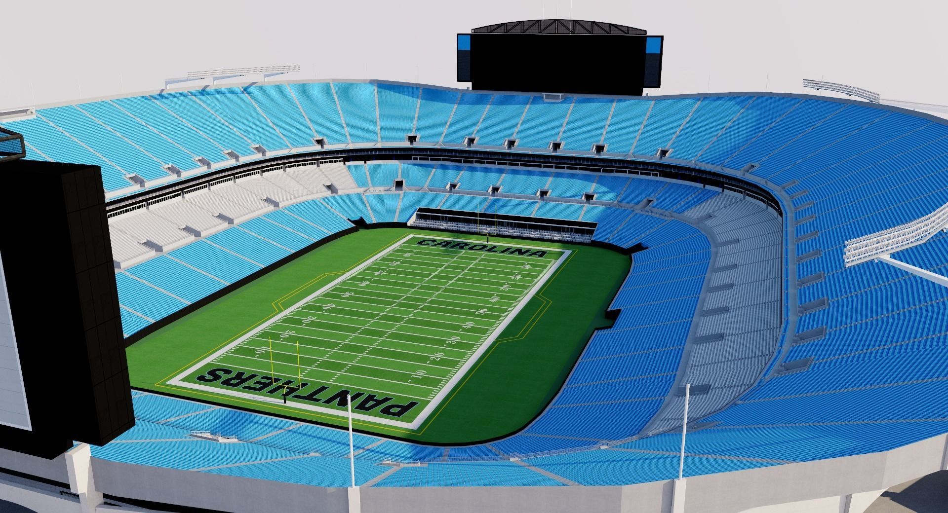 Bank of America Stadium - Charlotte Panthers USA 3D model | CGTrader