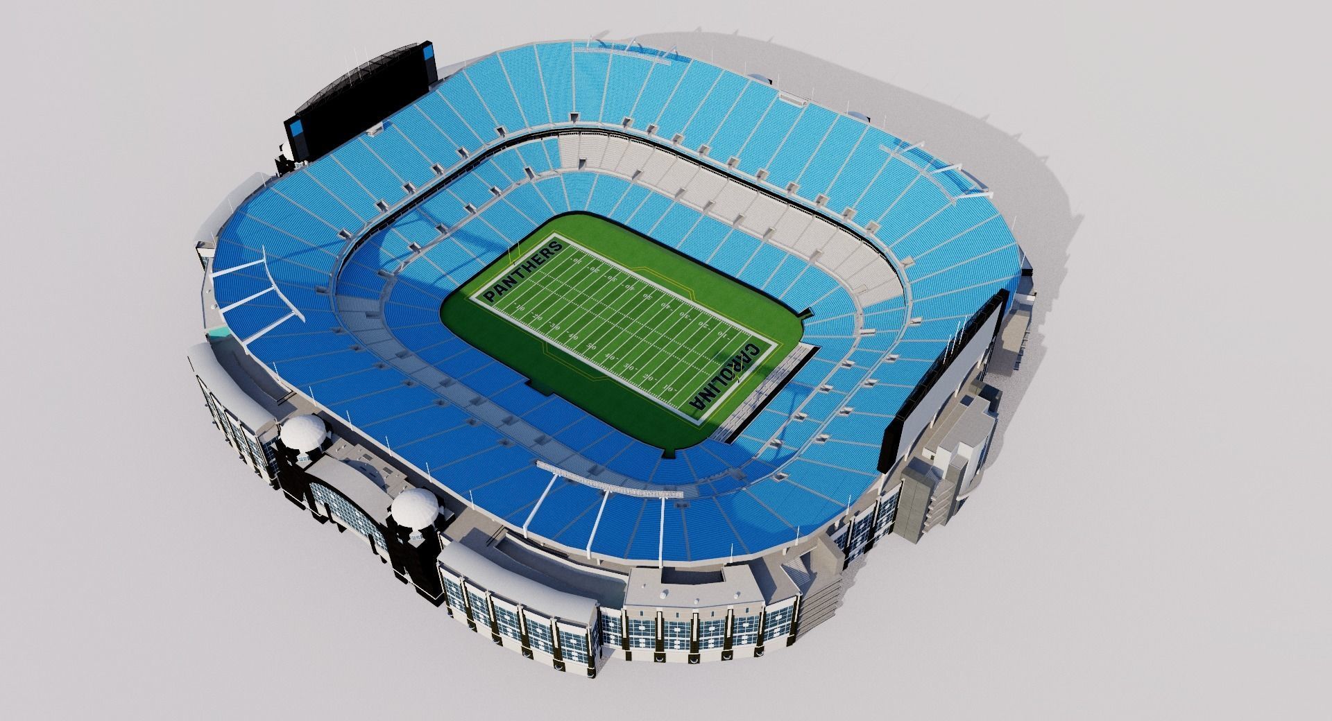 Bank of America Stadium - Charlotte Panthers USA 3D model | CGTrader