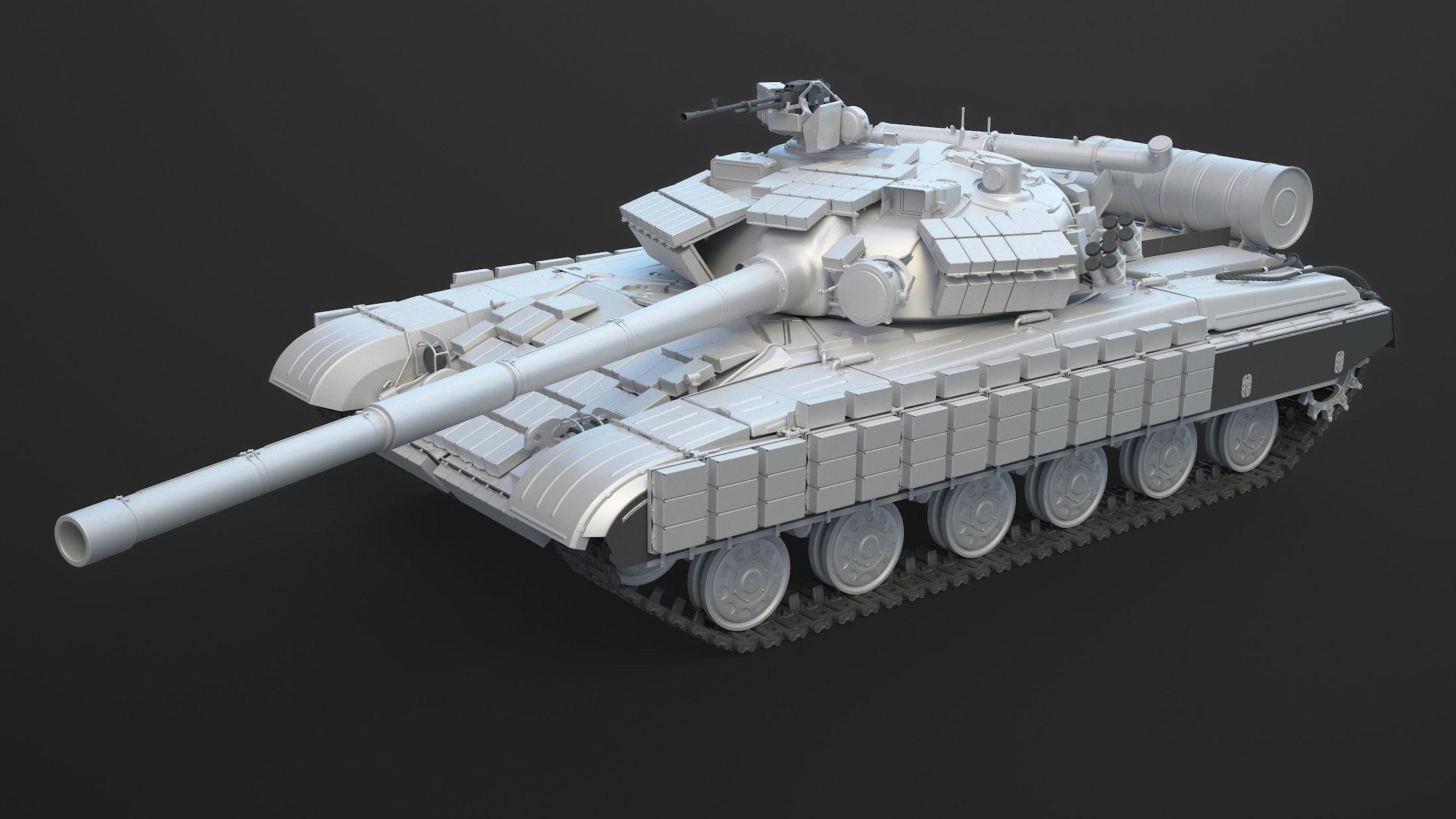 Tank T-64 BV High-Poly 3D model | CGTrader