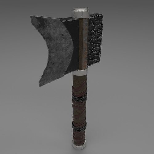 3D model Black metal axe VR / AR / low-poly | CGTrader