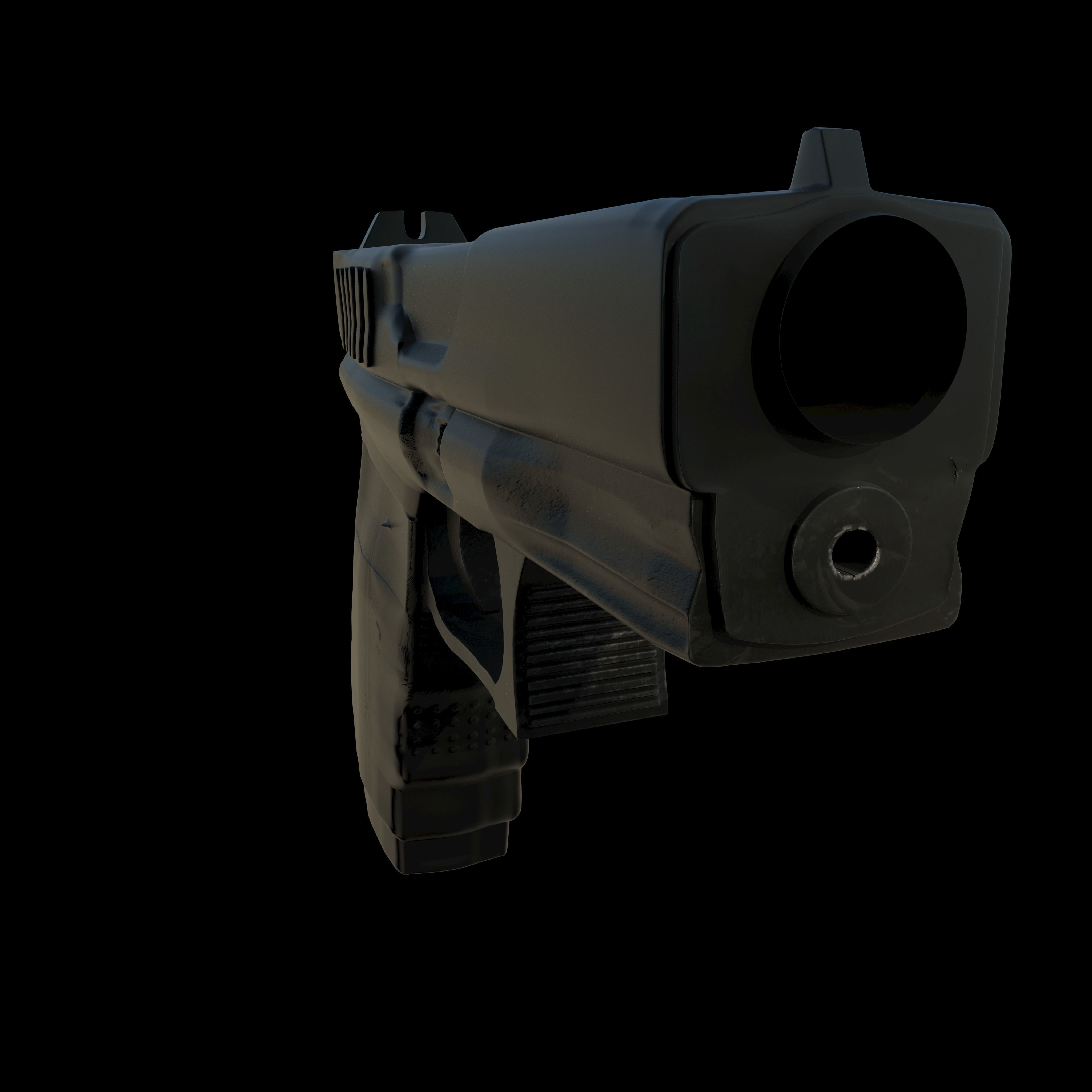 PBR Glock 19 Gen 5 3D model | CGTrader