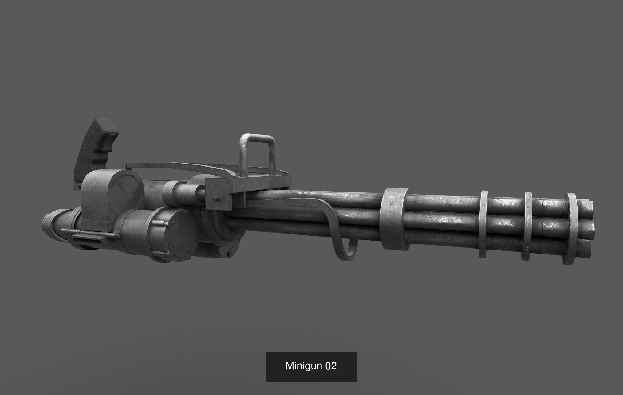 3D Model Collection Minigun Weapon Pack VR / AR / low-poly | CGTrader