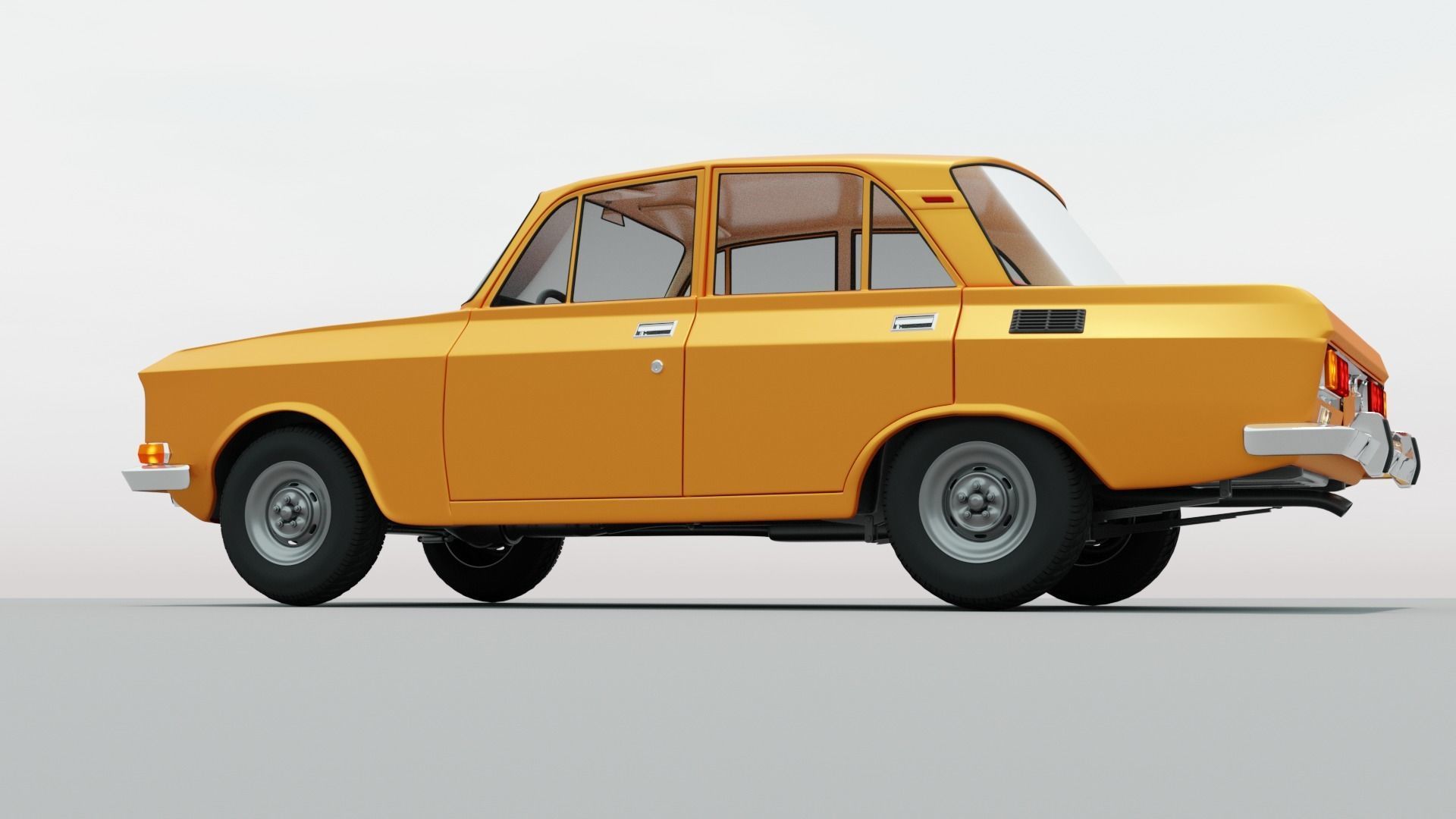 AZLK Moskvich 2138 1976 year 3D model | CGTrader